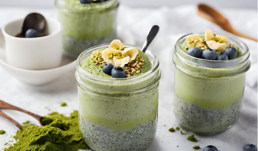 Matcha Chia Pudding - Matchy Matcha